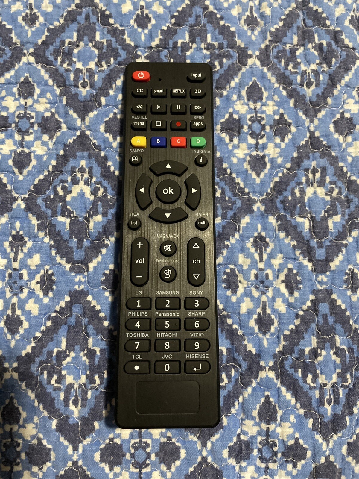 Universal TV Remote Replacement For Magnavox RCA Insignia Sanyo Lg ...