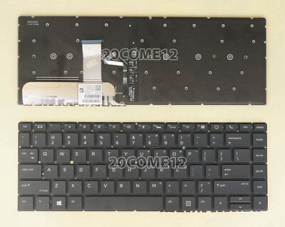 New For HP EliteBook Folio x360 1040 G5 Keyboard Backlit No Frame US | eBay