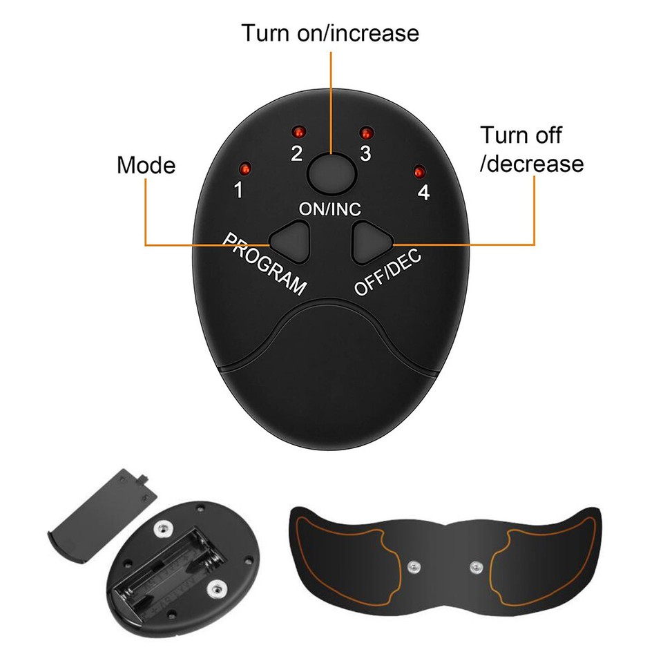Electric Muscle Training Toner Machine ABS Toning Belt Simulation Fat ...
