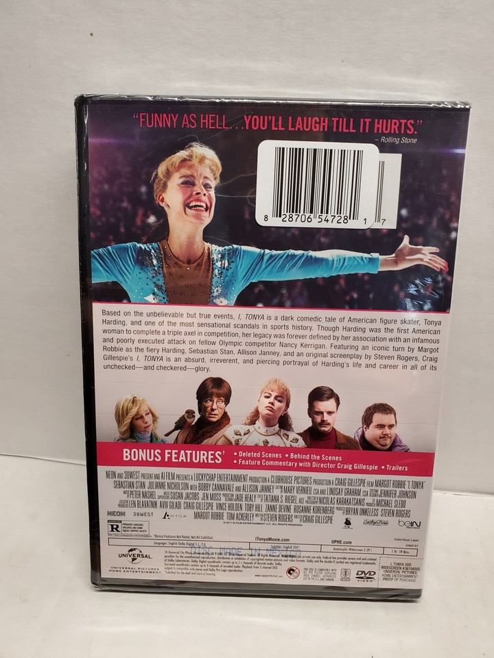 I, Tonya DVD New Sealed - Margot Robbie - Sebastian Stan | eBay
