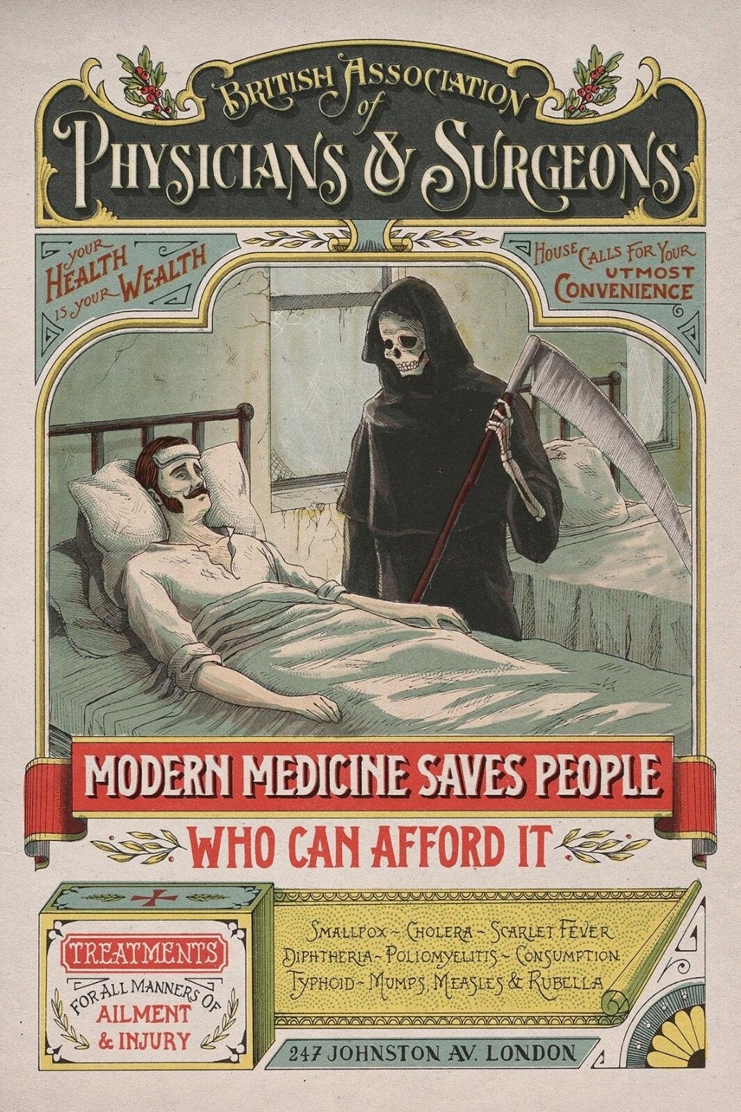 Modern Medicine Vintage Retro style Metal Sign, NHS, nurse, doctor ...