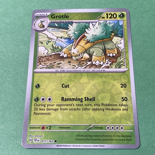 Reverse Holo - Pokemon Grotle • Common • 011/162 Temporal Forces | eBay