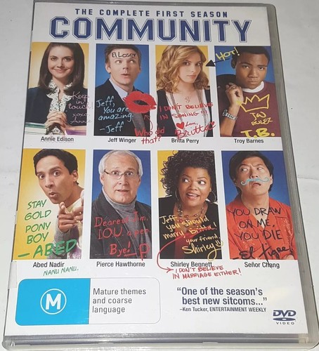 Community - Complete First Season / Series 1 (DVD, 2009) 4 Disc Set ...