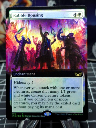 FOIL Rabble Rousing - Foil Extended Art NCC NM MTG | eBay