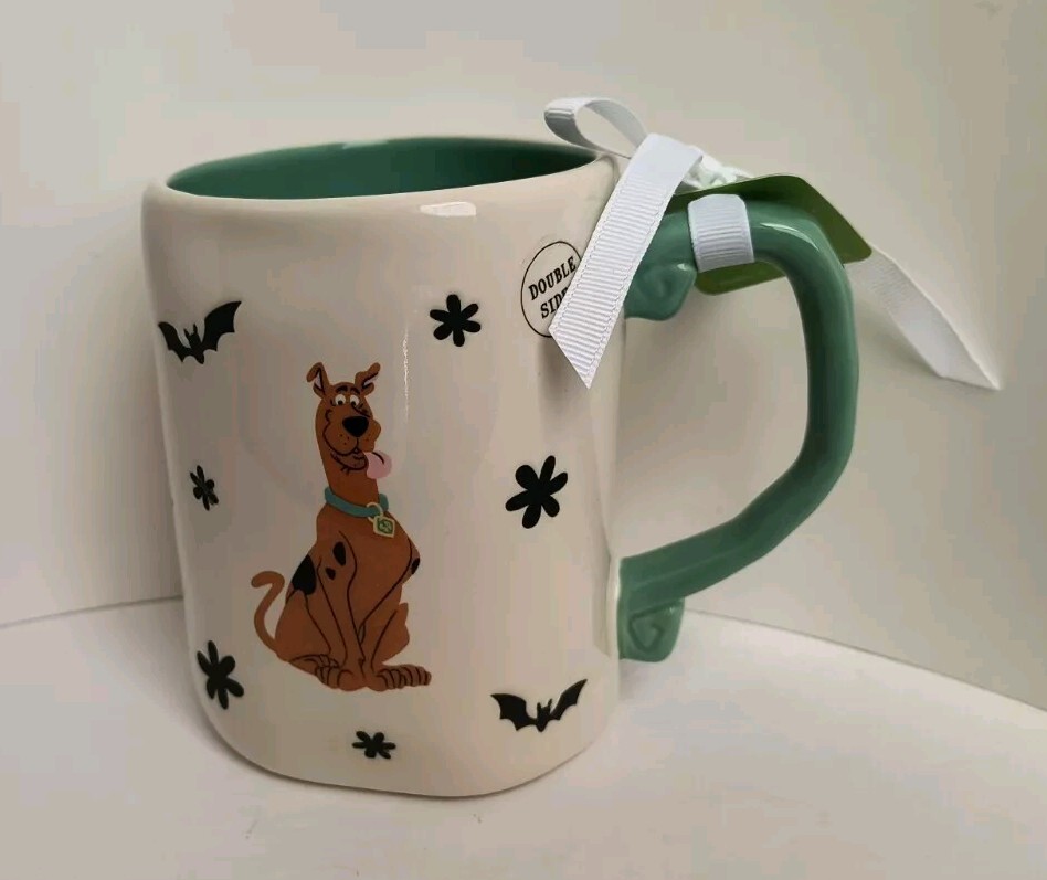 Scooby Doo Bats Halloween Scooby Dooby Doooo! Mug Rae Dunn Double Sided ...