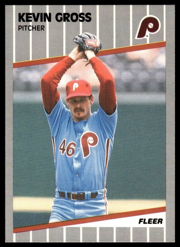 1989 Fleer Baseball Card Kevin Gross Philadelphia Phillies #569 | eBay