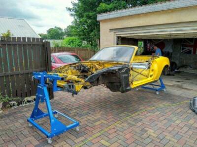 Heavy duty rollover jig rotisserie mobile fits any vehicle | eBay