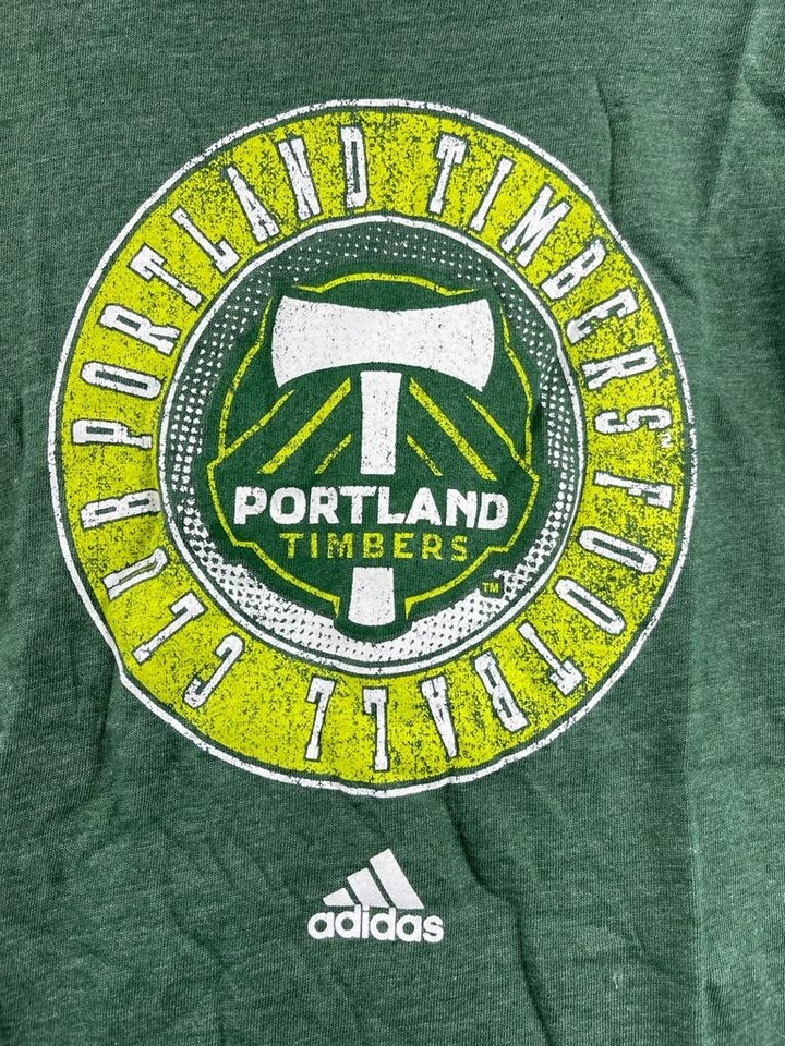 adidas Youth Portland Timbers Bicycle Kick T-Shirt GREEN - MEDIUM 10/12 ...