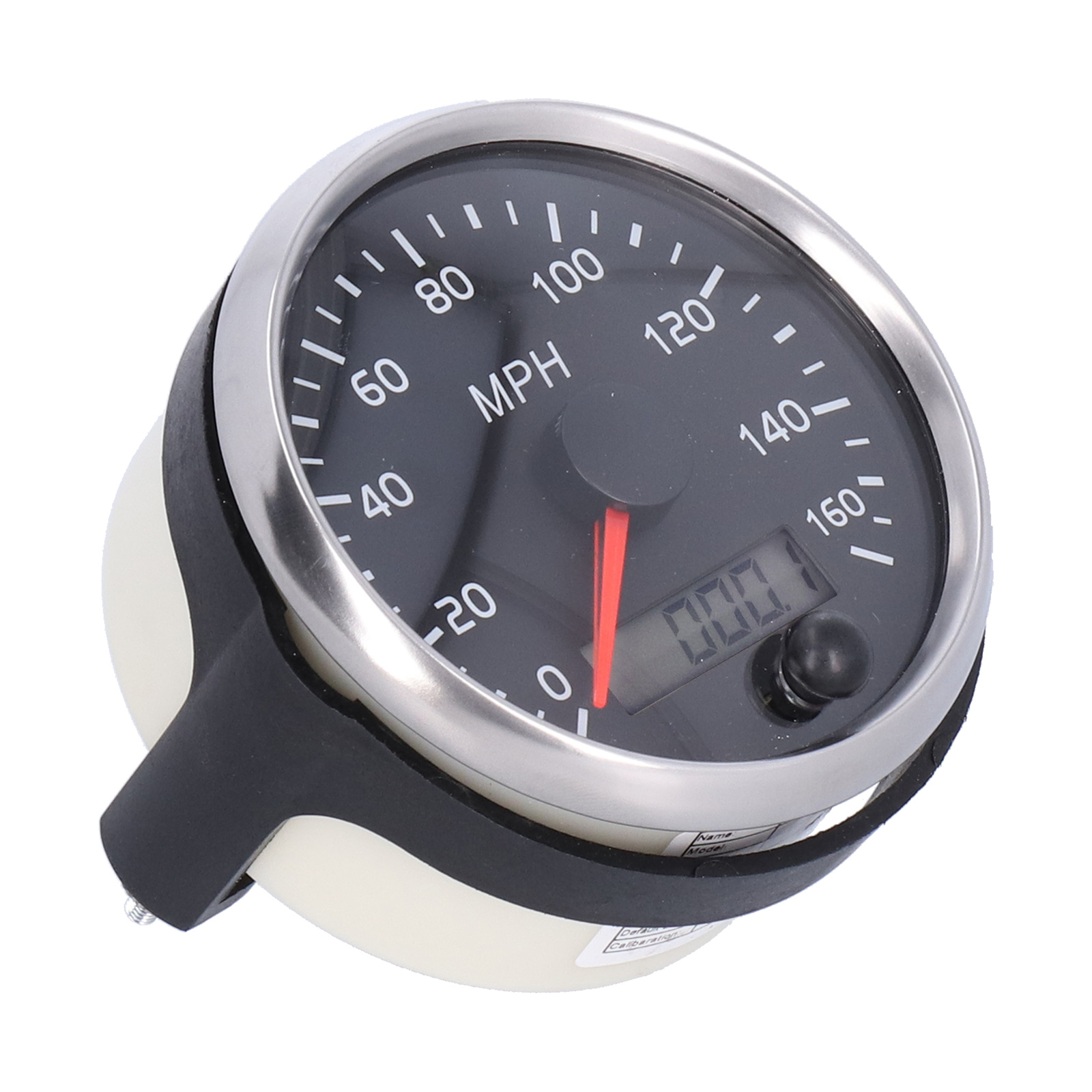 3.3in 12V/24V Speedometer 160MPH Speed Gauge LCD With White/Amber ...