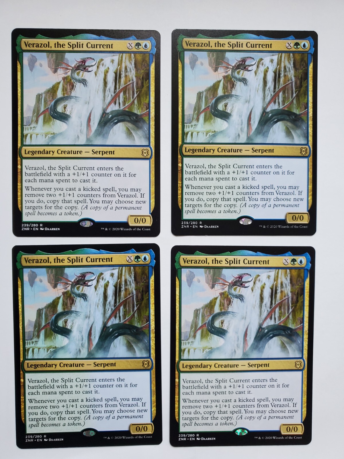 4x Verazol, the Split Current - Zendikar Rising - Near Mint - MTG | eBay