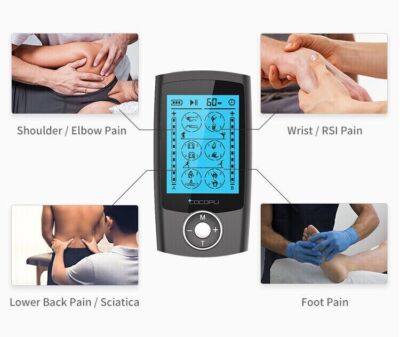 24 Modes Tens Unit Muscle Therapy Pain Relief Stimulator Machine Pulse ...