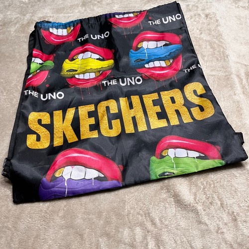 Skechers 'The Uno' Tote Bag Nylon Shoestring Designed Backpack 20 X 17 ...