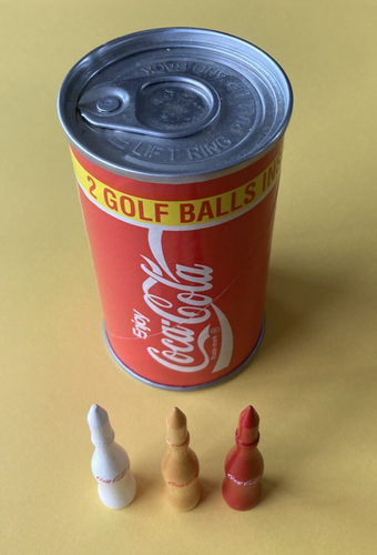 Coca-Cola Golf Balls Sealed in Can Promo Coke w/ Tees 1992 | eBay