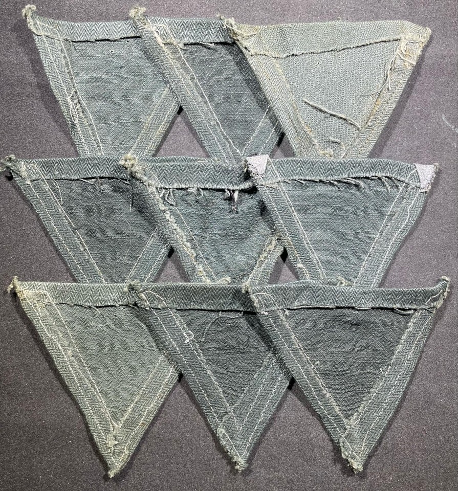 WW2 WWII German Military Heer Army Rank Chevron HBT Twill Sleeve Patch ...