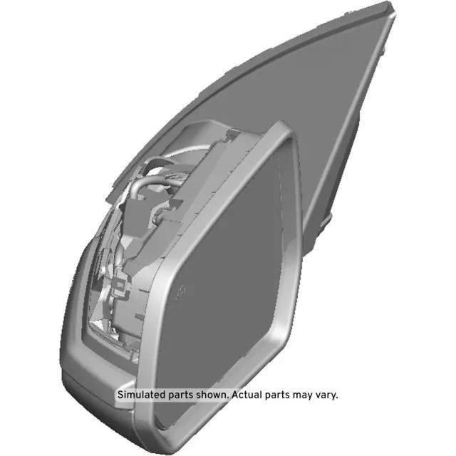 Genuine GM Black Driver Side Door Mirror without Cover 84600953 | eBay