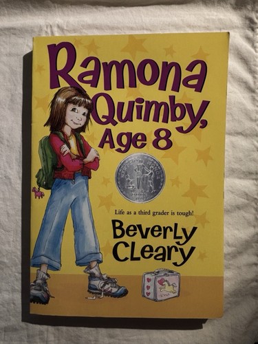 Ramona Quimby AGE 8 BY BEVERLY CLEARY 1981 Paperback Scholastic 2006 ...