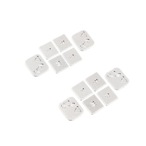 12X Car Door Seat Memory Lock ButtonS Covers Sticker for Land Rover ...