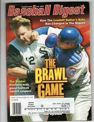 Aug 2006 Baseball Digest Magazine AJ Pierzynski Michael Barrett Fight ...