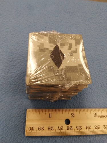 BUNDLE OF 20 - US MILITARY CADET MAJOR ACU RANK HOOK BACK PATCHES - NEW ...