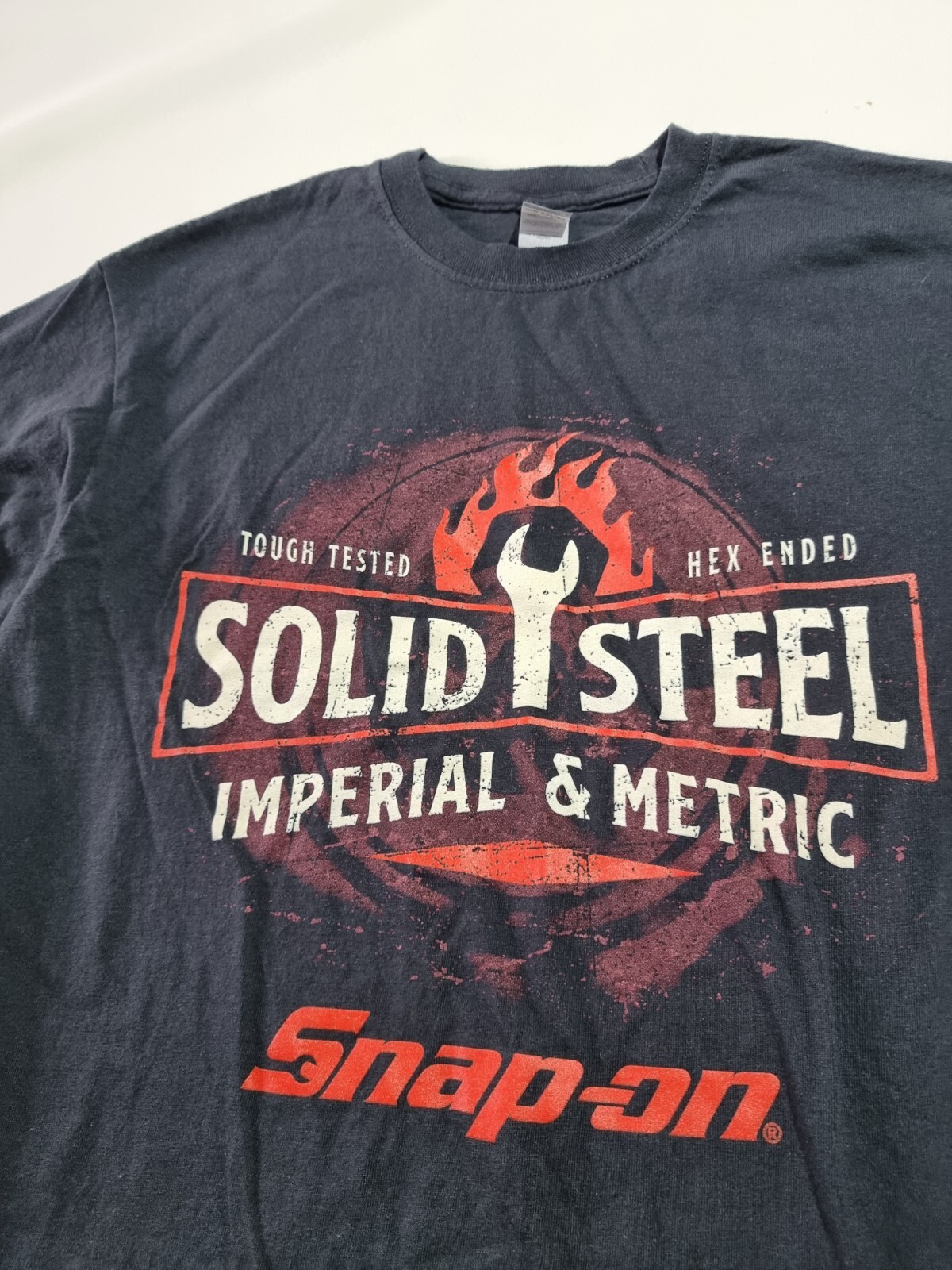 Gildian Snap On Graphic Print Cotton Long Sleeve T SHIRT, SZ M | eBay