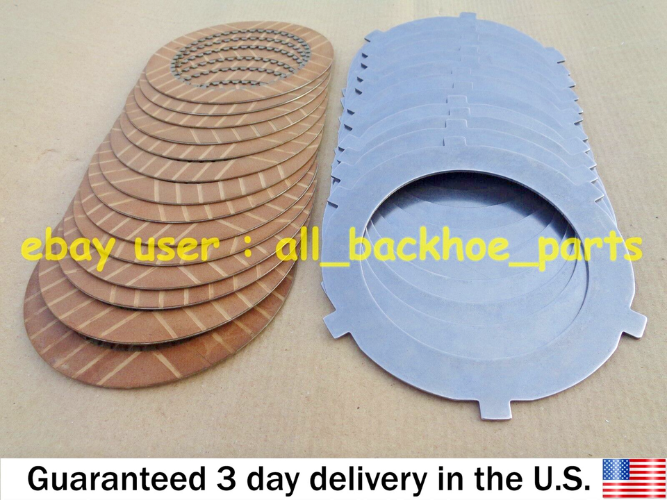 JCB BACKHOE - TRANSMISSION FRICTION & COUNTER PLATES (445/03205 & 445/ ...