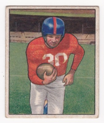 JOE SCOTT 1950 Bowman Football # 68 New York Giants Ex | eBay