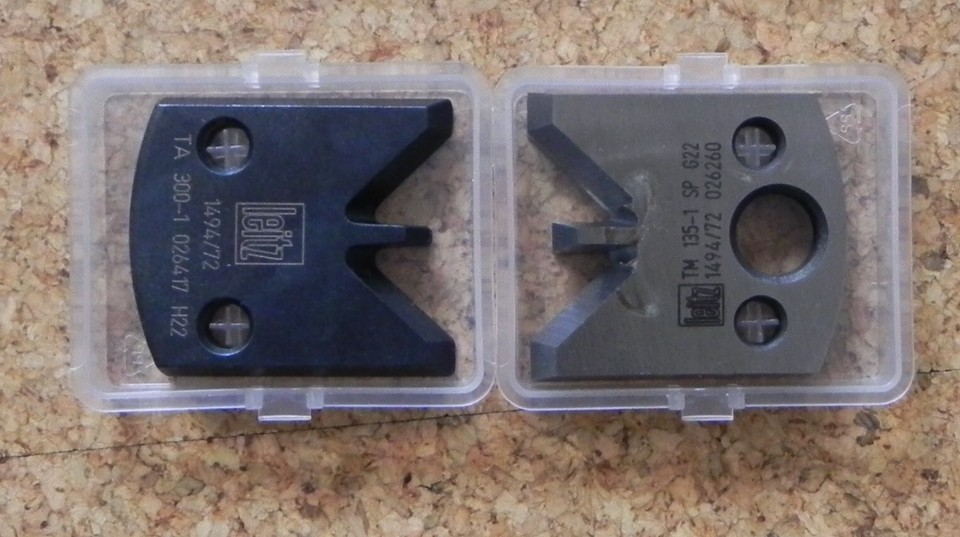 Profilmesser 40 x 4 mm + Abweiser 38 x 4 mm - 1 Paar von scheppach ...