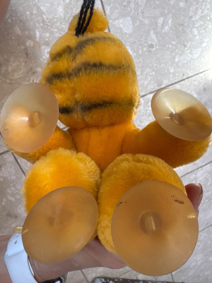 1981 VTG 7" Garfield Plush Car Window Suction Cup ATTACK CAT Dakin Swivel Head | eBay