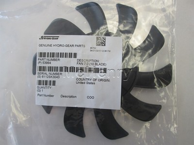 Genuine OEM Hydro-Gear FAN 7 0 (10 BLADE) Part# 53994 55217 | eBay