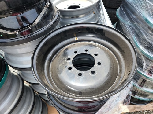 17.5" 8 LUG STEEL TRAILER WHEEL 8-LUG ON 6.5 INCHES - Black | eBay