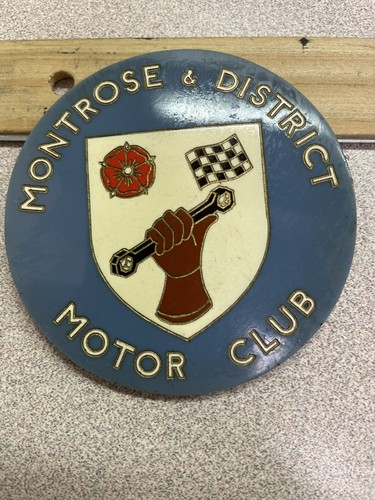 Montrose & District Motor Club Badge Emblem Motorcycle Scotland | eBay