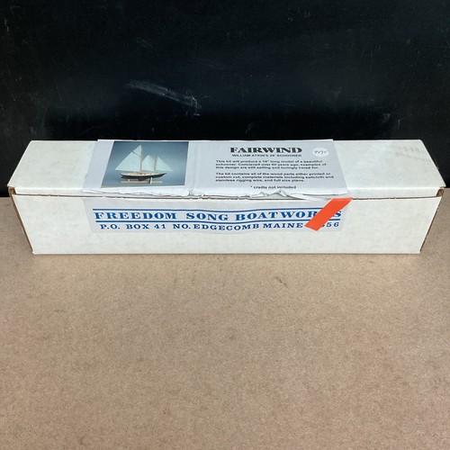 Vintage Freedom Song Boatworks Fairwind William Atkin’s Schooner Model ...