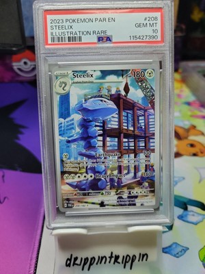 Steelix 208/182 Sv04: Paradox Rift Holo - Illustration Rare - PSA Gem ...