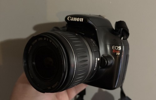 Canon EOS Rebel T3 Camera With 58mm Canon Zoom Lens EF-S 18-55mm 1:3:5 ...