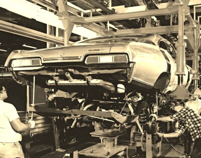 1967 CHEVROLET IMPALA ASSEMBLY LINE Classic Car Poster Photo 13x19 | eBay