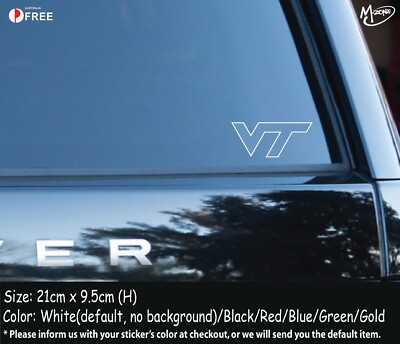 virginia tech hokies Stickers Reflective Car Decals University Team ...