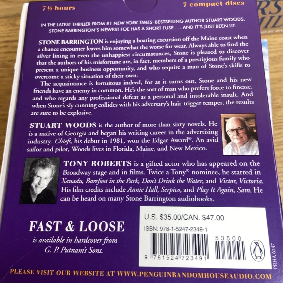 Audiobook CD Lot Of 5 David Baldacci, Chris Kyle, J D Robb, Stuart ...