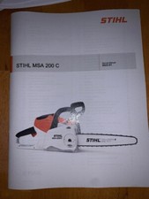 STIHL MSA 200C Battery Powered Chainsaw for sale online | eBay