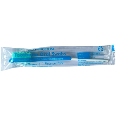 Livingstone Toothette Oral Mouth Swabs Treated w/Sodium Bicarbonate 100 ...