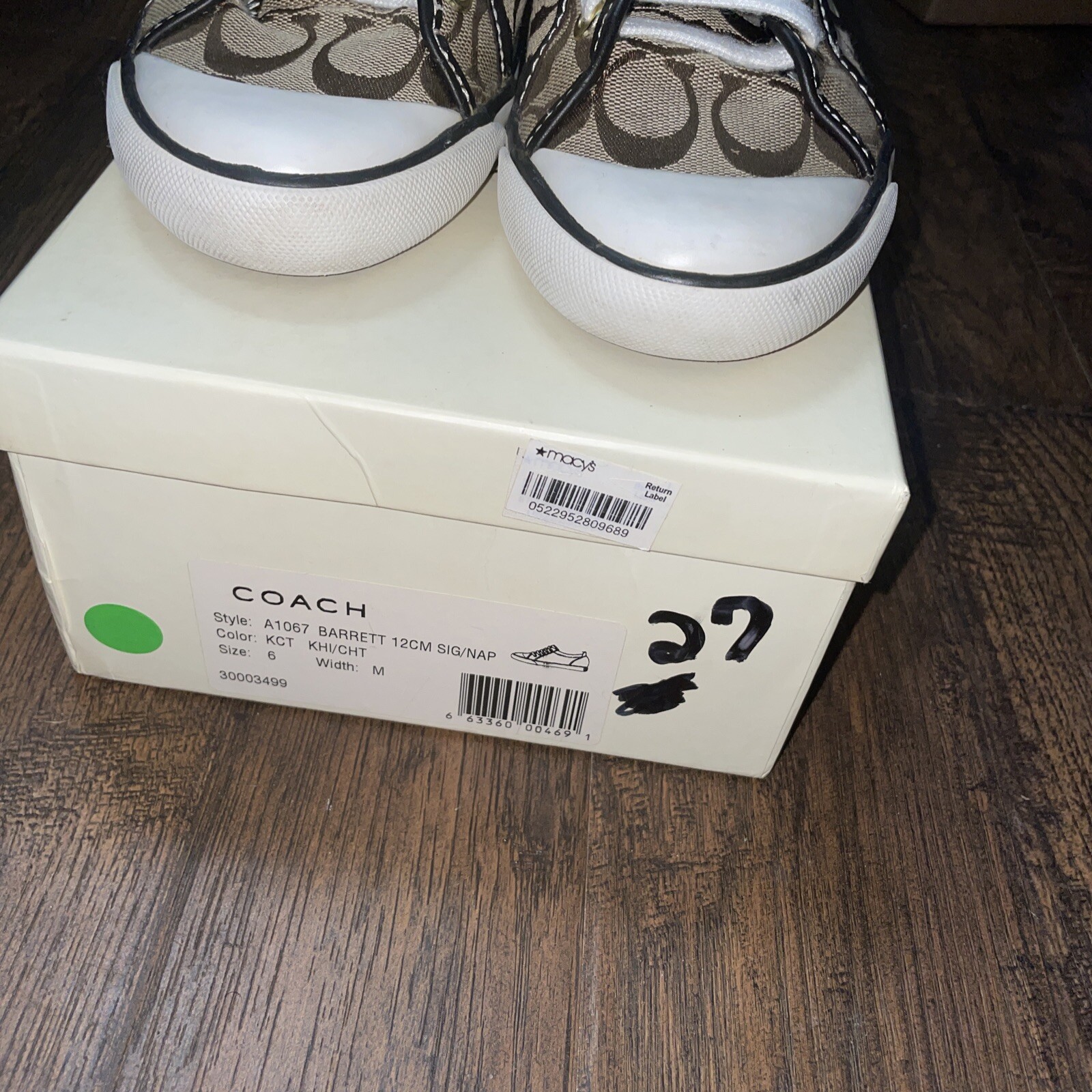 Coach Barrett Signature Jacquard Logo Sneakers Brown … - Gem