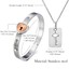 Womens Heart Lock Bangle Bracelet and Key Pendant Chain Necklace ...