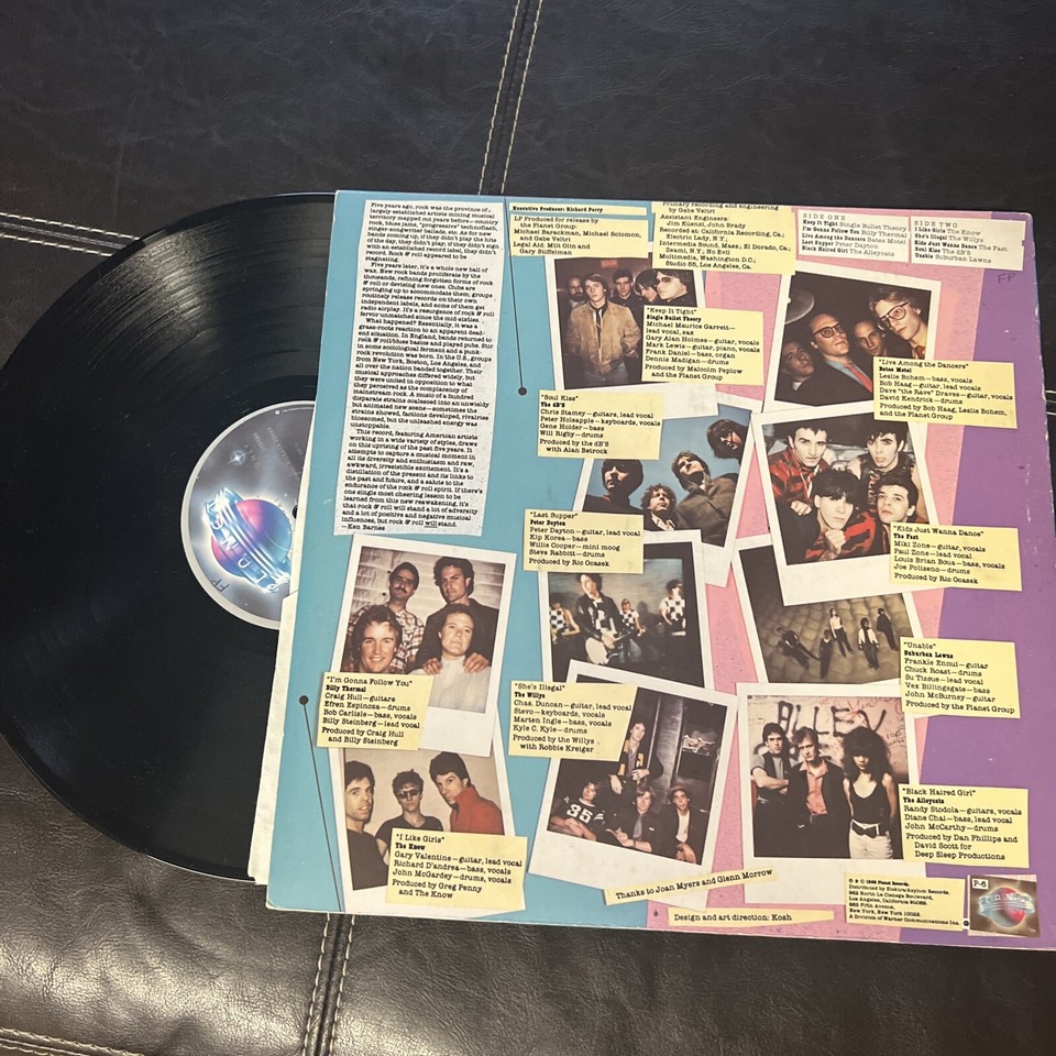 Sharp cuts LP Michael Brockman 1980 planet record rock vintage P-6 punk ...