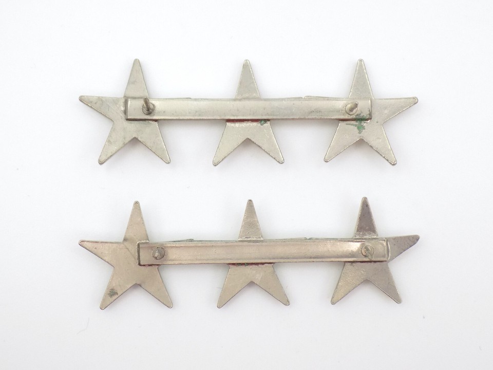 Vintage US Army Lieutenant General Stars Set Full-size | eBay