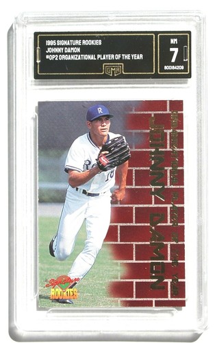 1995 SIGNATURE ROOKIES #OP2 JOHNNY DAMON / ROYALS PLAYER OF THE YEAR GR ...
