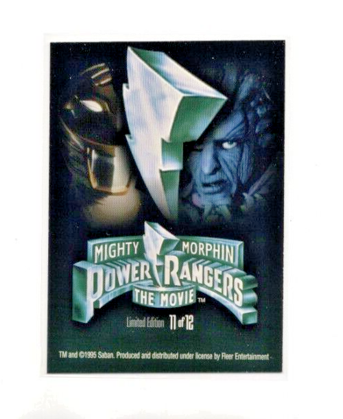 1995 Fleer Ultra Mighty Morphin Power Rangers: The Movie Holograms #11 ...