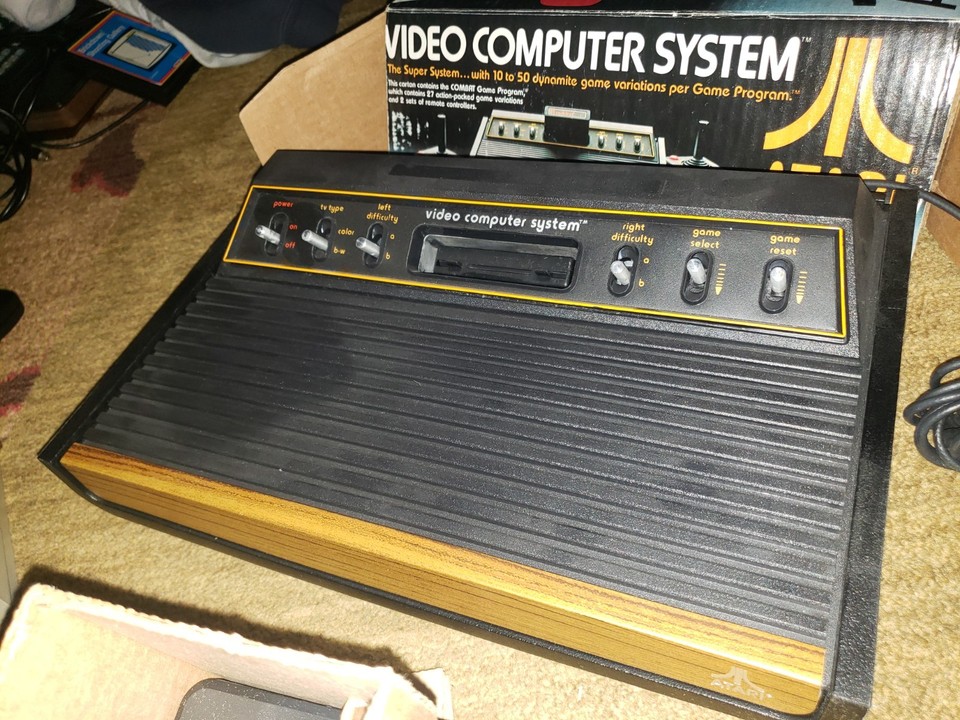 NEW ! 1977 Atari VCS Heavy Sixer Console System in Original BOX Chess ...