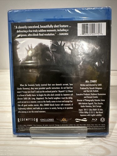 Miss Zombie (Blu-ray, 2013) Redemption Films Factory sealed. New ...