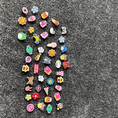 45 Croc Charms Mega Value Bundle Random Mix Shoe Charms Cartoon Set | eBay