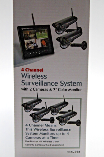 Bunker Hill Security 62368 Wireless Surveillance Camera - Black for ...