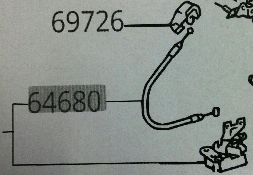 Genuine Toyota 64680-0C010 Door Cable Assembly | eBay